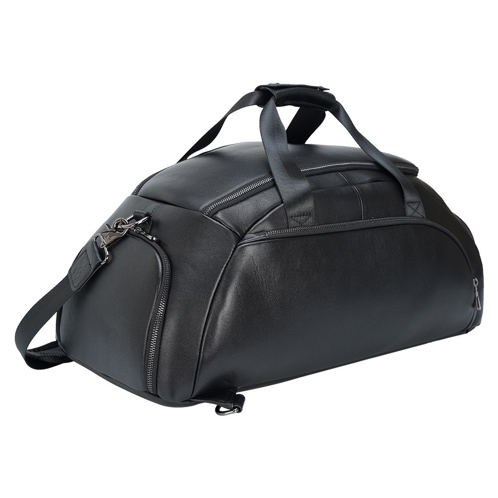 Personalized Large Capacity Custom Backpack Black Real Bull Cowhide ...