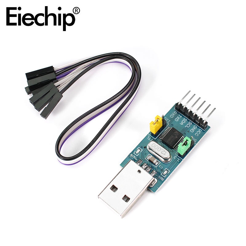 CH341T 2 in 1 module 3.3V 5V USB to I2C IIC UART USB to TTL single-chip ...