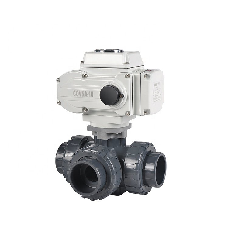 4 Inch 3 Inch 12V 24V 3 Way Water Electric Motorized Rotary Actuator ...