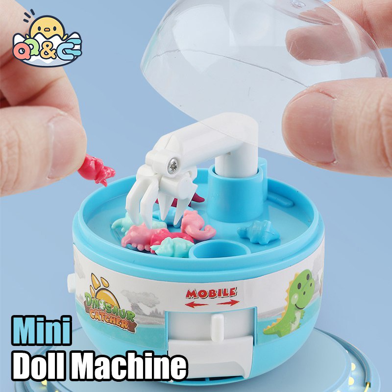 Doll Claw Machine Toy for Kids 4/8 Tiny Stuff Capsule Mini Cartoon ...