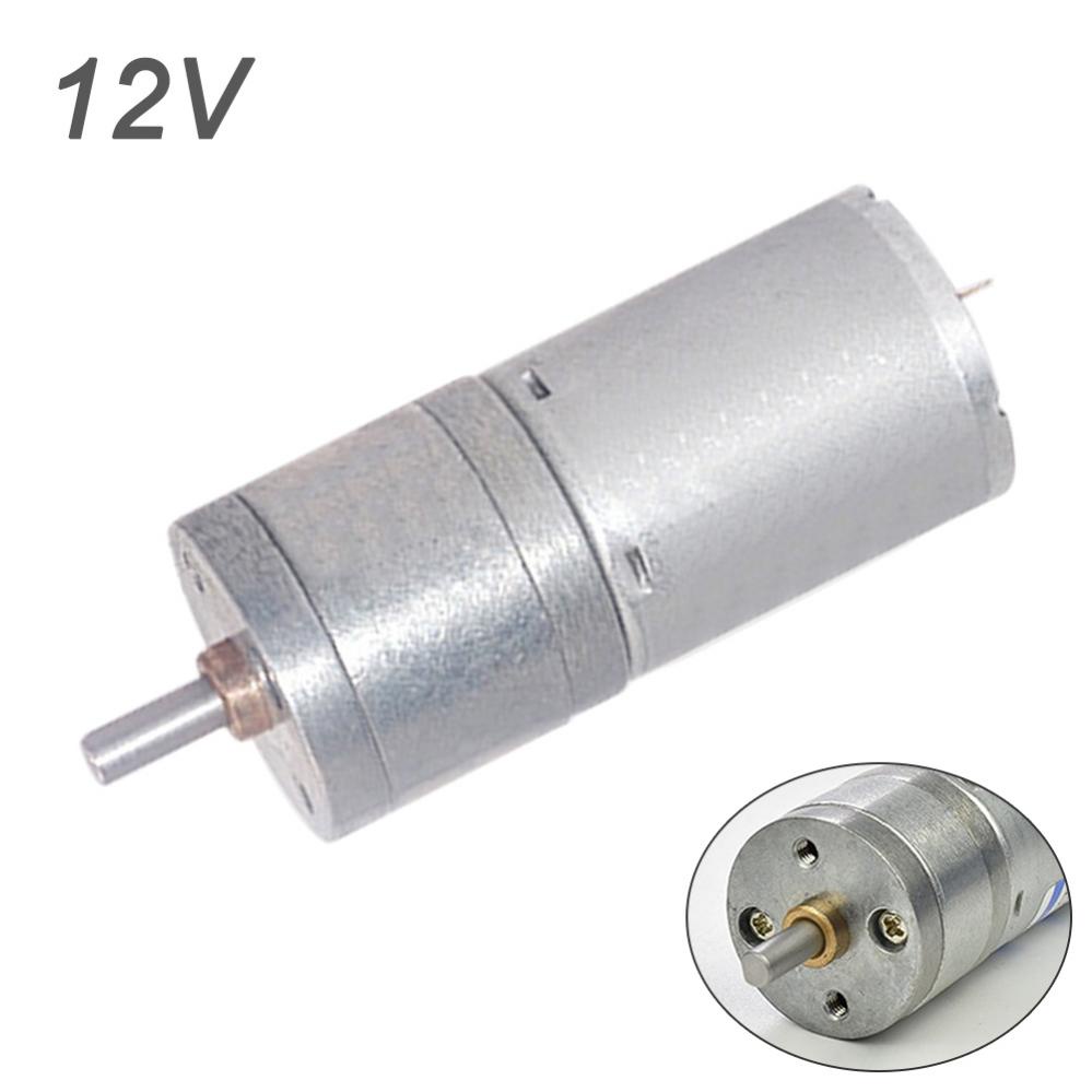 Electric Motor 12v JGA25-370 Geared Motor DC Motor Electric Gear Motor High Torque Converter DC ...