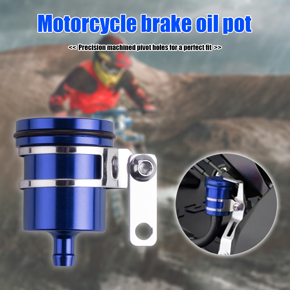 ☄ Universal Motorcycle Brake Oil Can Fluid Reservoir Rear Front Clutch ...