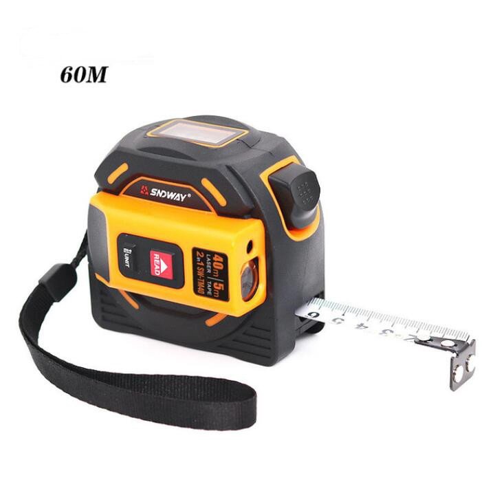 SNDWAY 60M mini handheld laser meter distance digital laser distance ...