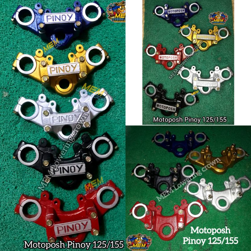 Motoposh Pinoy 125/155 lowering crown/butterfly | Shopee Philippines