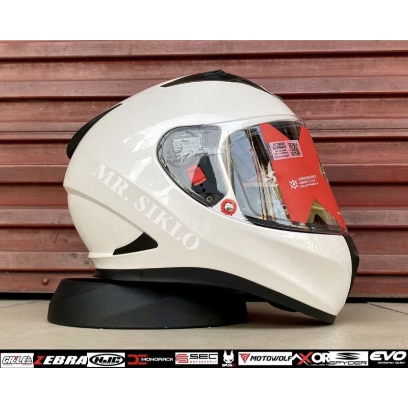 AXOR STREET SOLID FULL FACE DUAL VISOR | Shopee Philippines