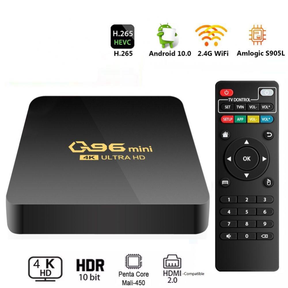 Original Global Q96 TV Box S 4K HDR Android TV 8.1 Ultra HD WIFI Google ...