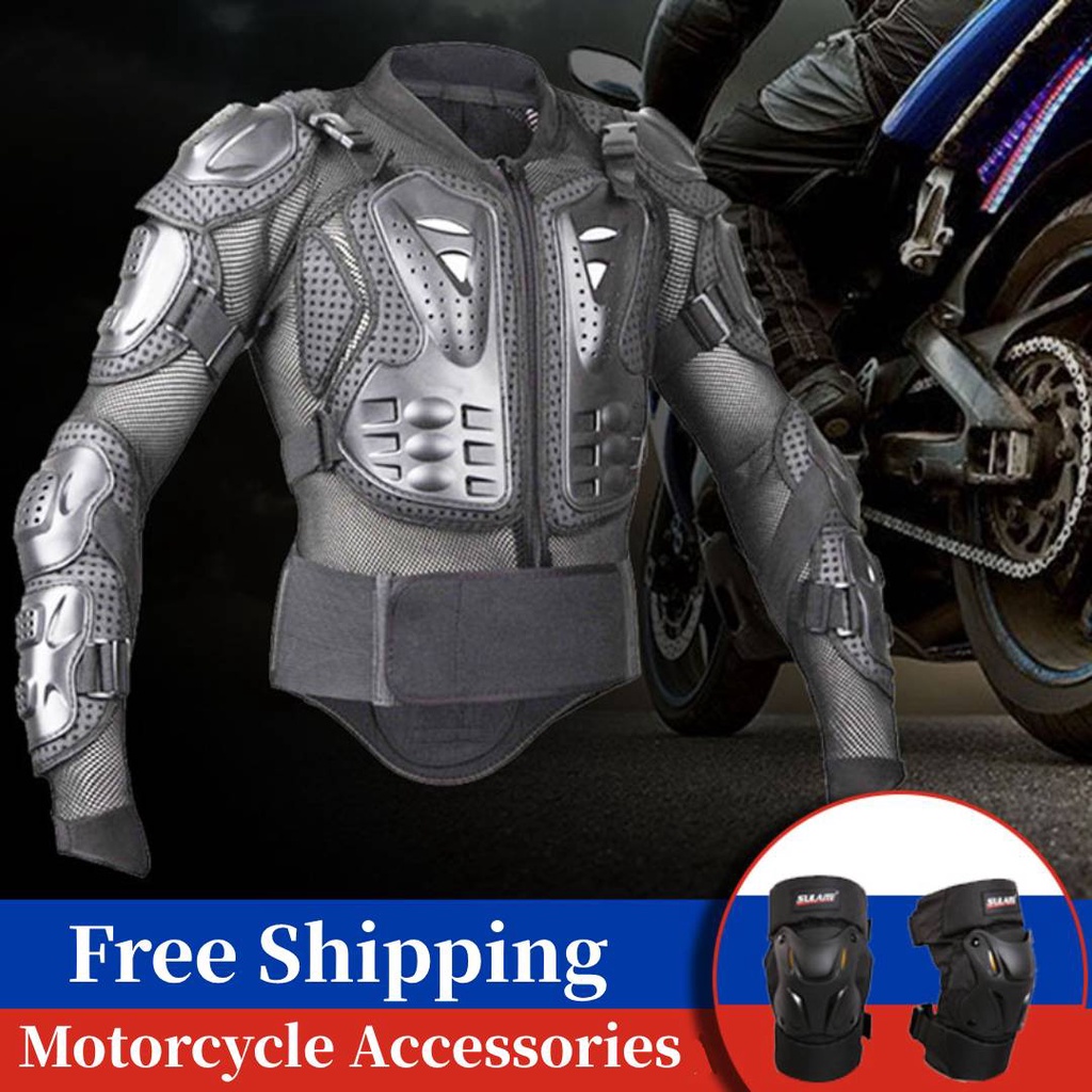 Man Motorcycle Jacket Motocross Body Protection Clothing Racing Armor ...