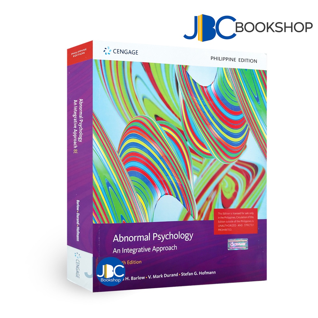 Abnormal Psychology: An Integrative Appoach (8th Edition) by Barlow ...