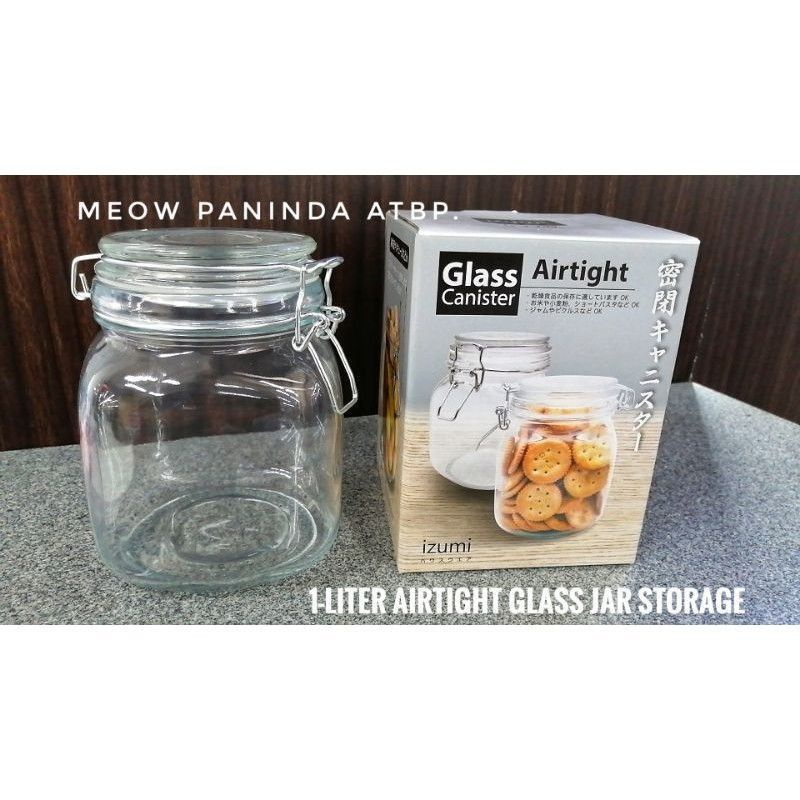 1L Airtight Glass Jar Storage, Izumi Japan | Shopee Philippines