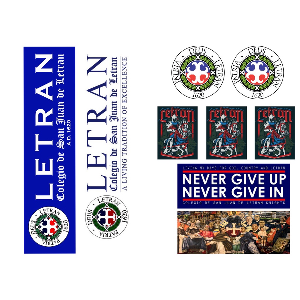 Arriba Letran 9 Pieces Sticker Package, Vynil, Durable, Long lasting ...