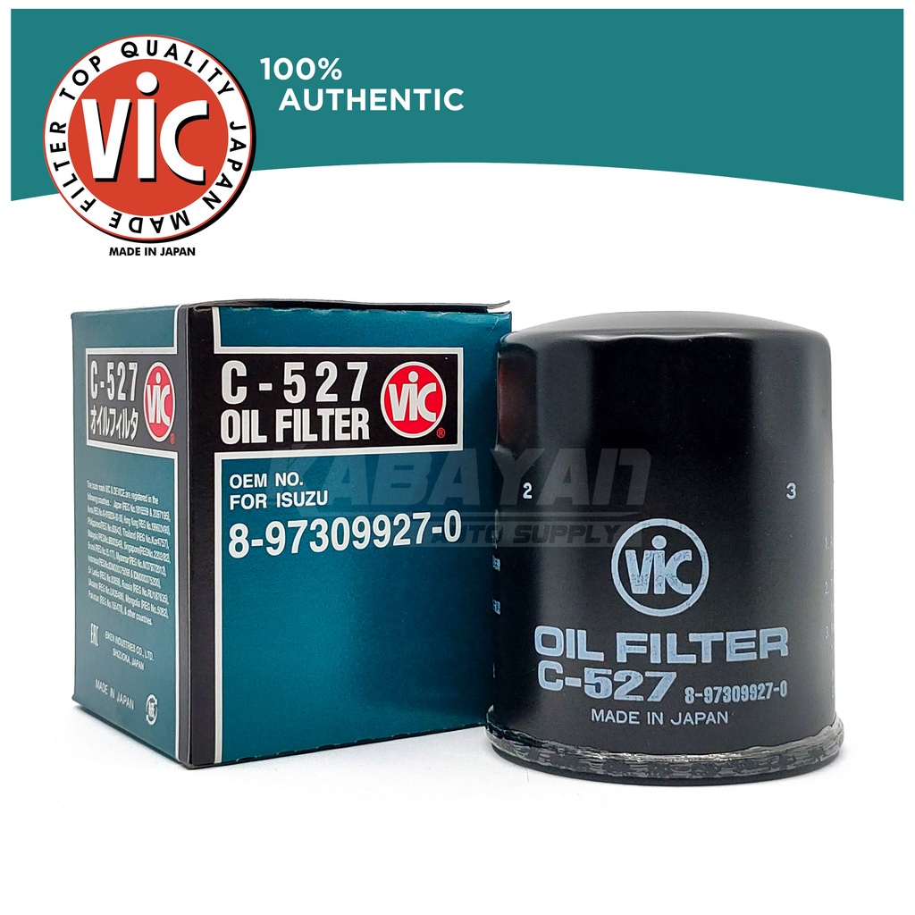 ☂VIC Oil Filter C-527 for Isuzu D-max (Dmax) and Sportivo ( C527 ...