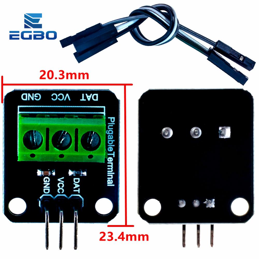 EGBO DS18B20 temperature sensor module suite Arduino sensor adapter ...