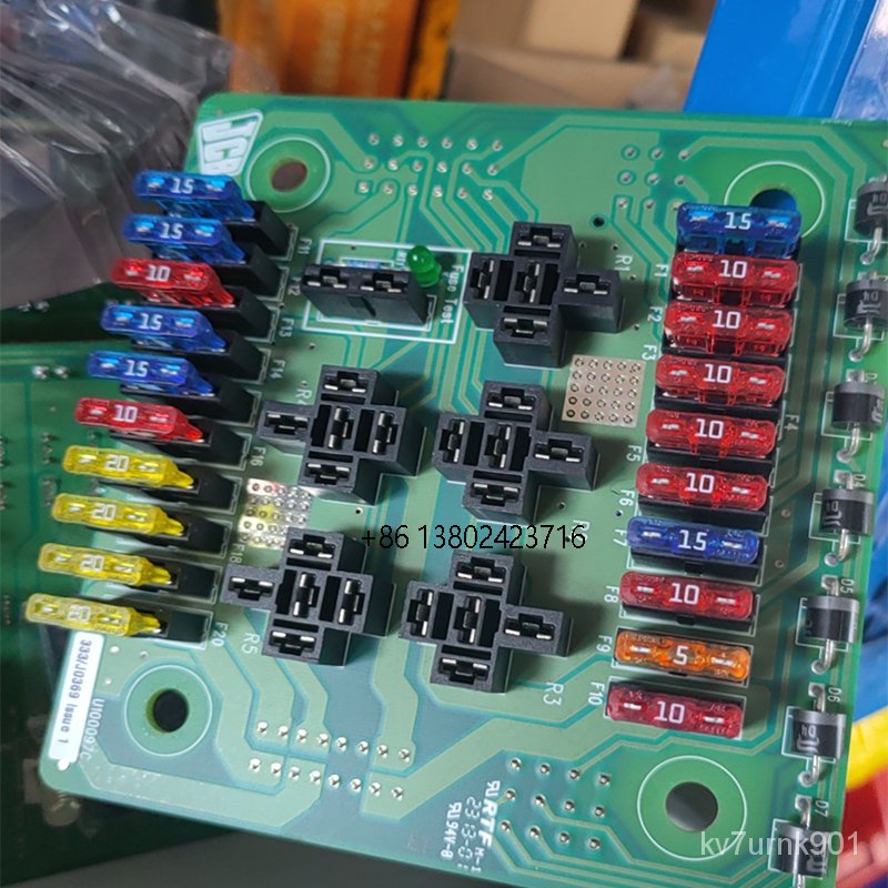 JS220LC Cabin Fuse Plug Board For JCB Excavator JCB448 T2 Engine ...
