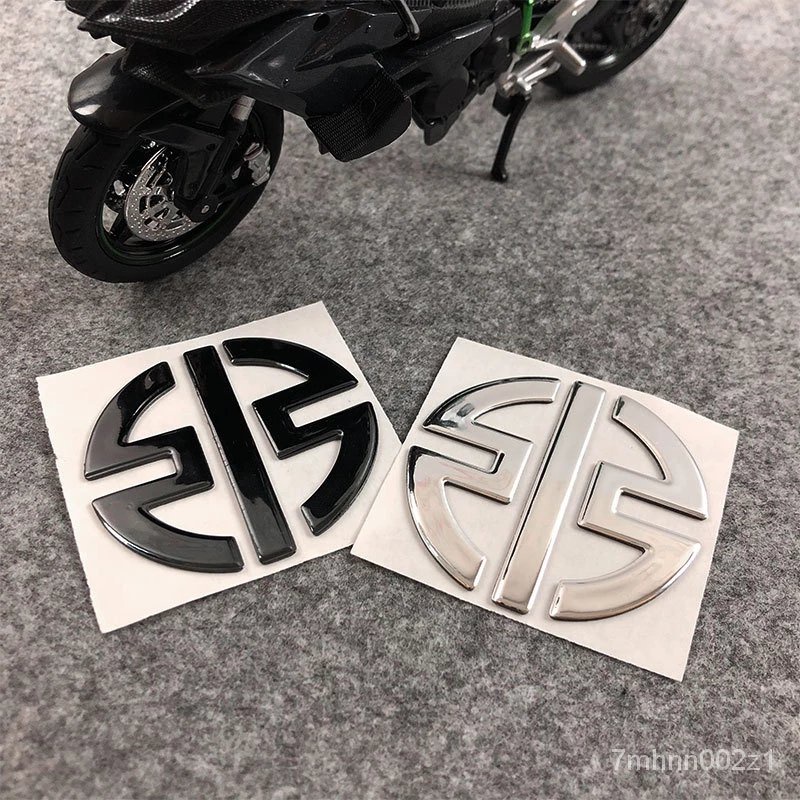 2pcs 3D Motorcycle Decal Tank Stickers Emblem Logos for Kawasaki H2 ...
