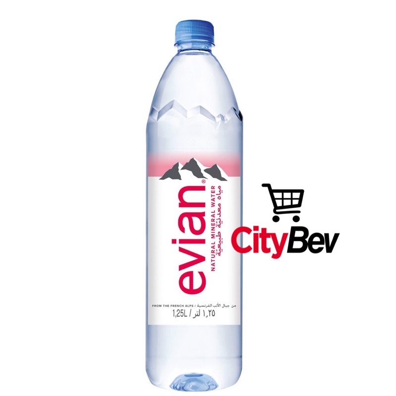 Evian Natural Spring water 1.25 Liter | Shopee Philippines