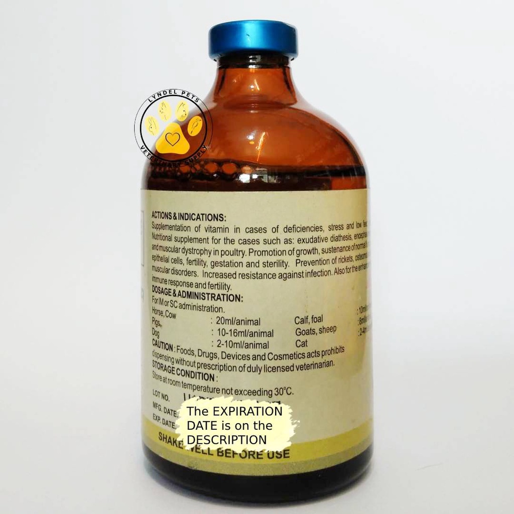 ♂ NUTRIVET Vitamin ADE 40 + Selenium Performance Enhancer (100 ml) FOR ...