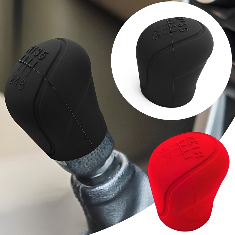 Universal Silicone Shift Knob Set Universal Anti-slip Grip Protector ...