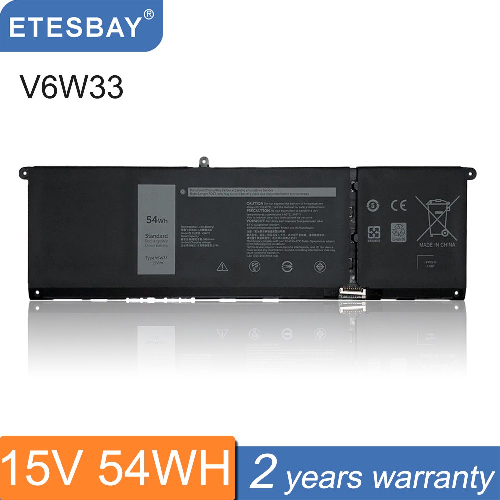 ETESBAY V6W33 15.2V 54Wh Lithium-ion Laptop Battery For Dell Latitude ...