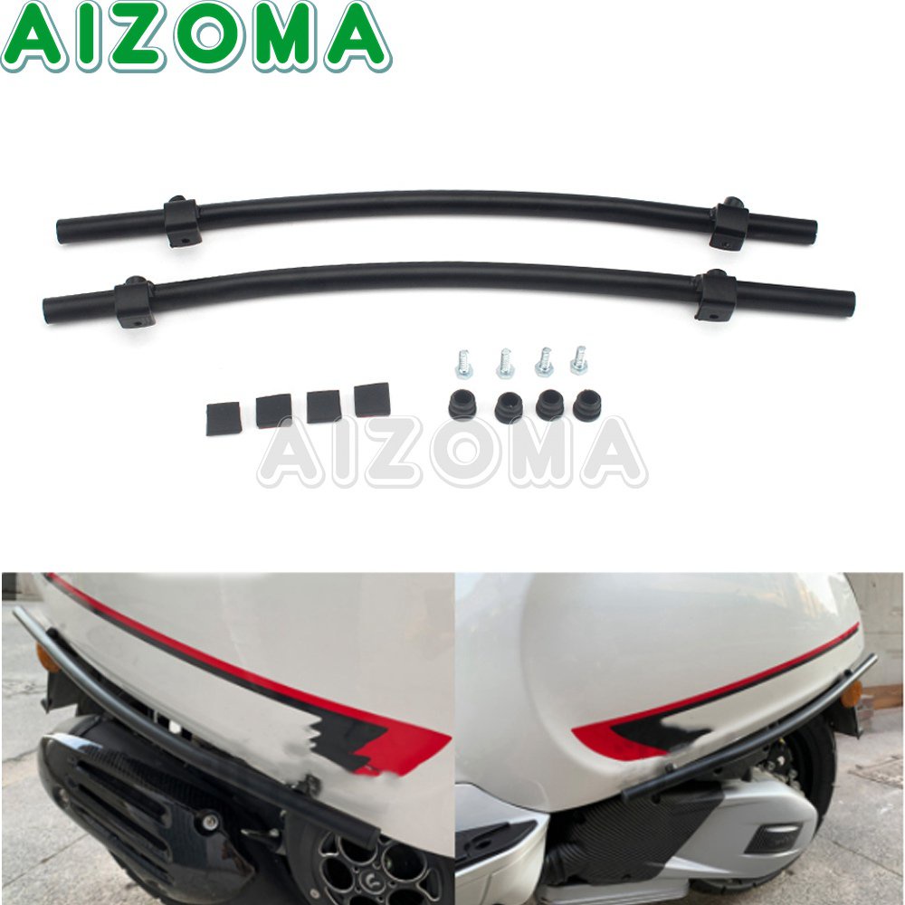 Motorcycle Scooter Rear Bumper Frame Side Crash Bar Stainless Steel ...