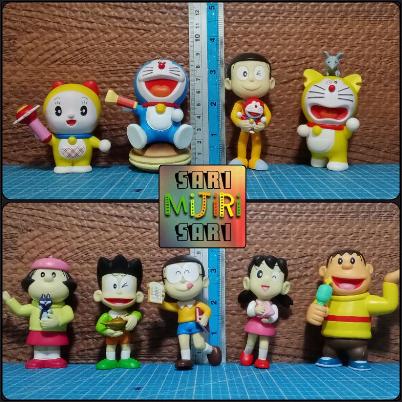 Authentic Fujiko-Pro: Doraemon and Friends 9pcs set (Nobita Shizuka ...