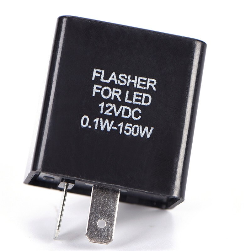2 Pin LED Flasher Relay 12V Adjustable Frequency of Turn Signals ...