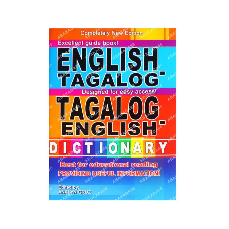 English-Tagalog/English-Filipino Dictionary | Shopee Philippines