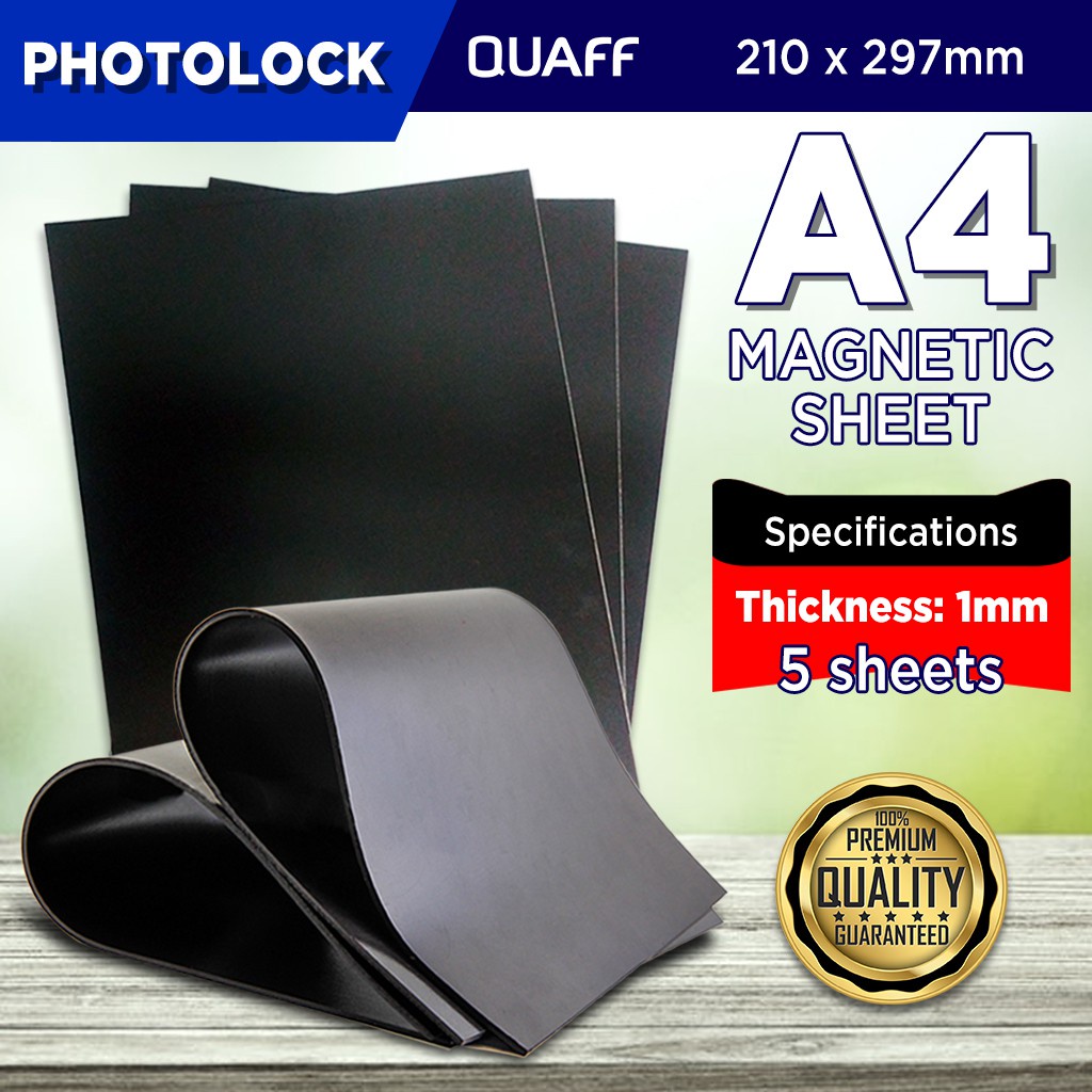 Magnetic Sheet A4 Size with full Adhesive Sticker Thick Cuttable Ref ...