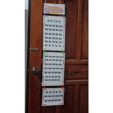 ☂ LAMINATED ABAKADA READING CHART ( CLASSROOM DESIGN) | Shopee Philippines
