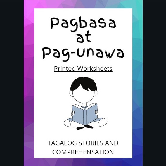 Tagalog Filipino reading and comprehension Printed Worksheet | Shopee ...