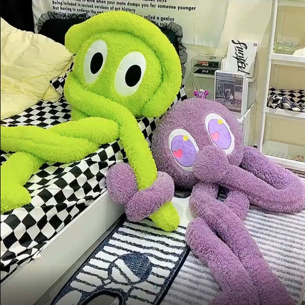 Giant Long-Leggged Octopus Doll Octopus Emoticon Pack Pillow Girl ...