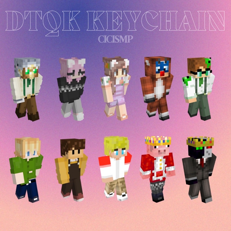 DREAM SMP ACRYLIC KEYCHAIN: TUBBO RANBOO TOMMYINNIT TECHNO FOOLISH ...