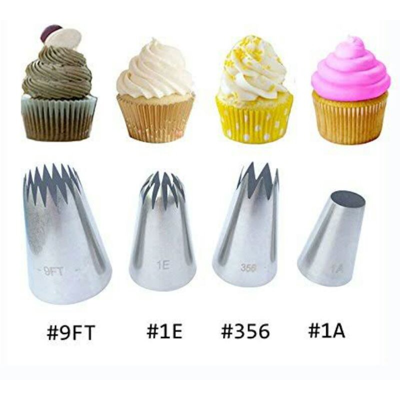 4 PIECES LARGE RUSSIAN PIPING TIPS | Shopee Philippines