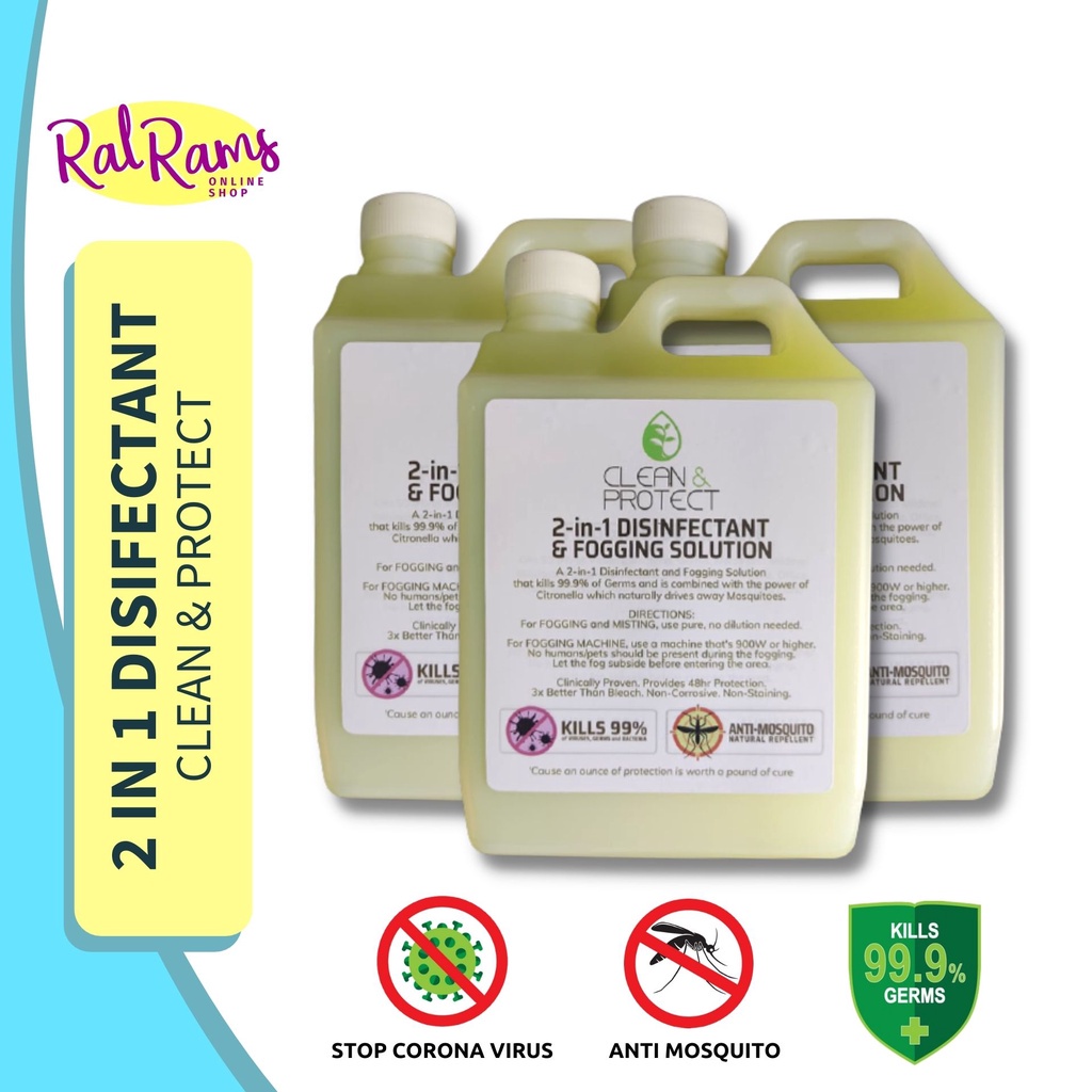 1 LITER Disinfectant and Mosquito Repellent, FOGGING SOLUTION ...