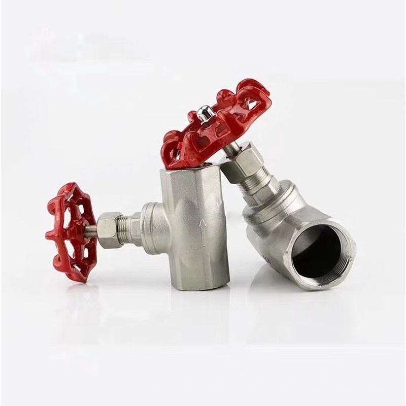 Shut-off Valve 1/2" 3/4" 1" DN15-DN25 Manual Globe Valve Stainless Steel 304 Female Stop Valve ...