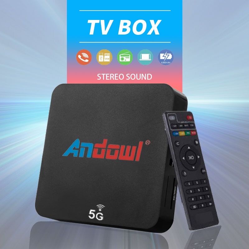 Andowl Q-M6 TV Box 4K HDR 5 GHz WiFi Smart TV Box 4G+64G | Shopee Philippines