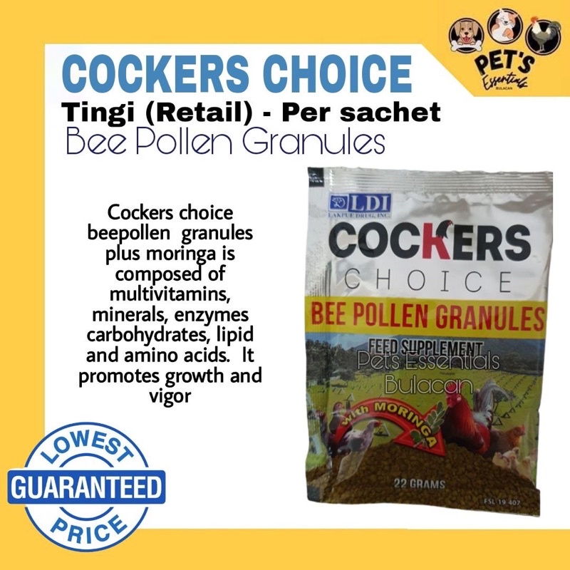 LDI Cockers Choice Bee Pollen Granules Tingi (Retail) - Per sachet ...