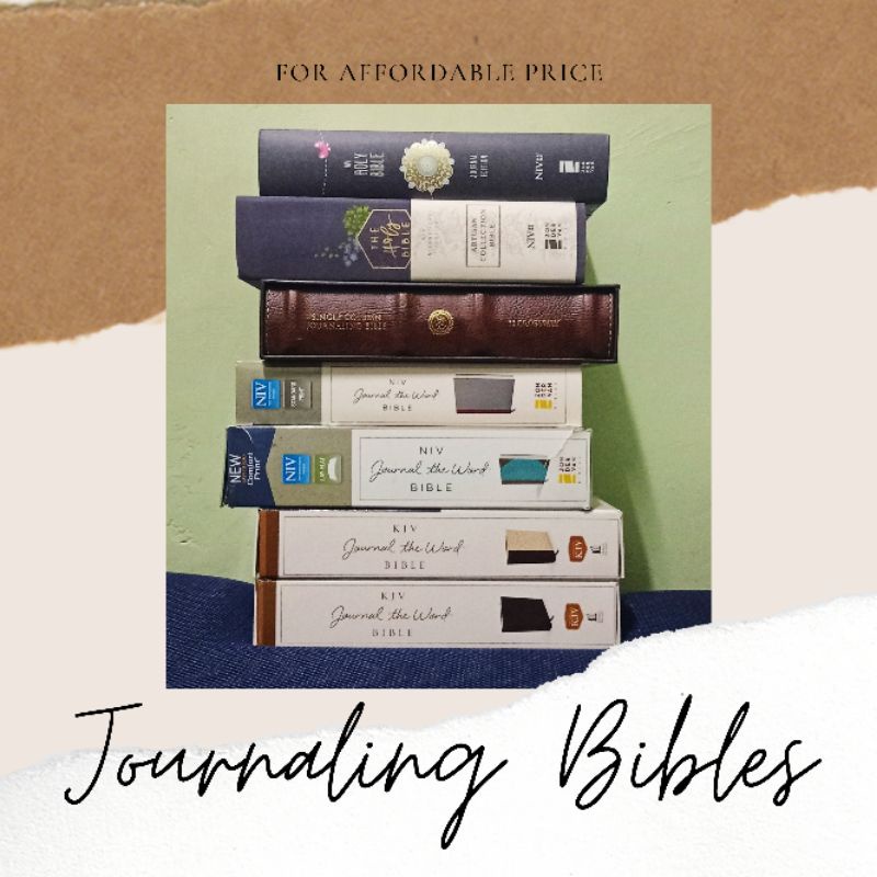 ESV/NKJV/NIV/KJV/CSB Holy Bible (Journaling Bible) | Shopee Philippines