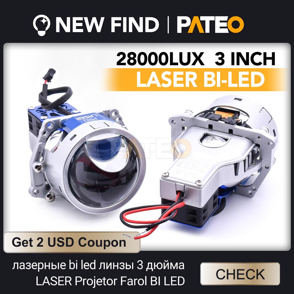 Laser Bi LED Lenses Projector 3 inch Headlight Modules LED Auxilary ...