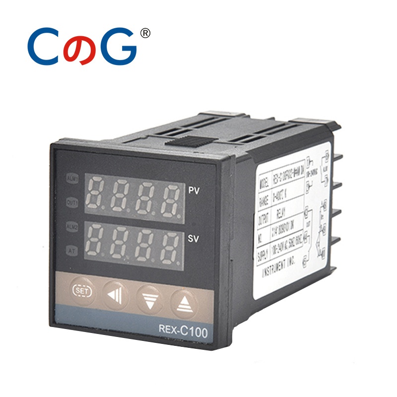 CG 48*48 REX-C100 K J PT100 Thermostat 400 degree 220V Digital Output Electronic PID Temperature ...