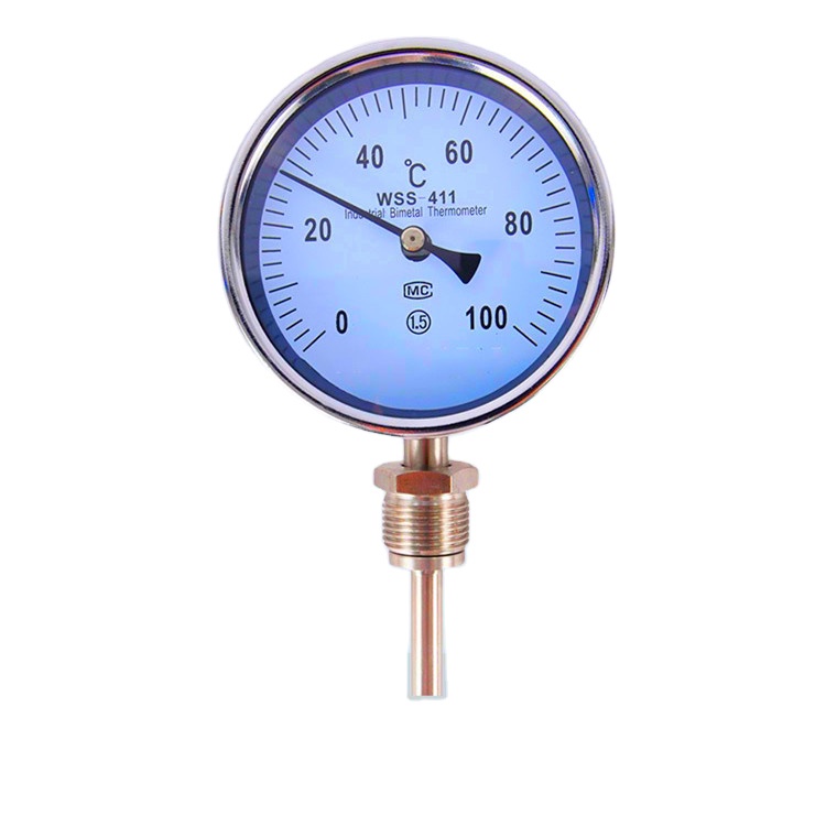High Quality Industrial Bimetal Thermometer Temperature Gauge | Shopee ...