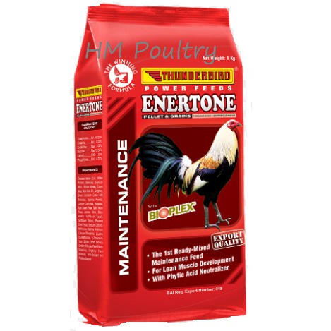 ﹊ENERTONE POWER FEEDS 1 KG BY THUNDERBIRD | Shopee Philippines