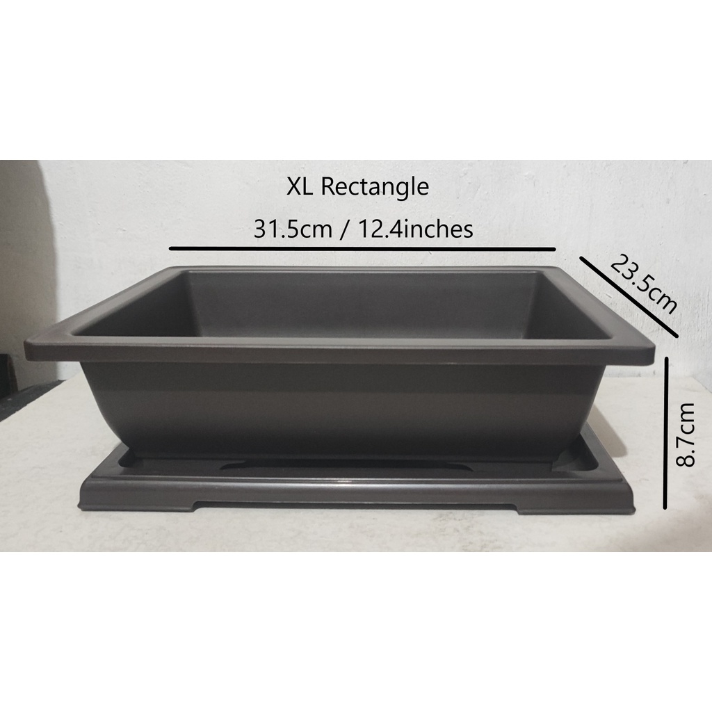 Virgin PP Plastic Bonsai Flower Pot High Heat Resistance and Durable ...