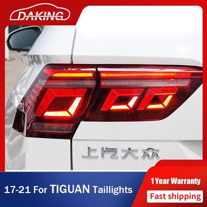 Car Styling Rear Lights For Volkswagen VW Tiguan L 2017-2021 Taillights ...