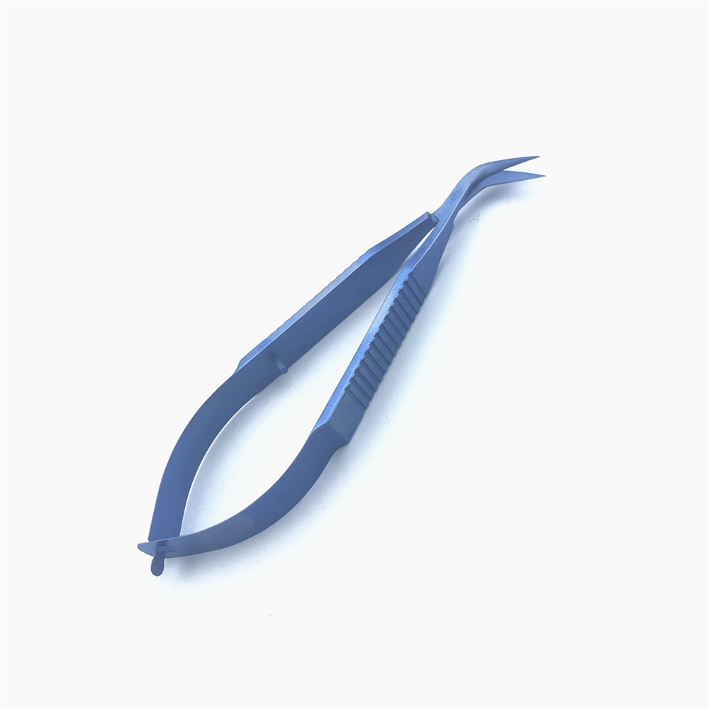 Ophthalmic Keratoplasty Scissors Side curved Corneal Scissors Titanium ...