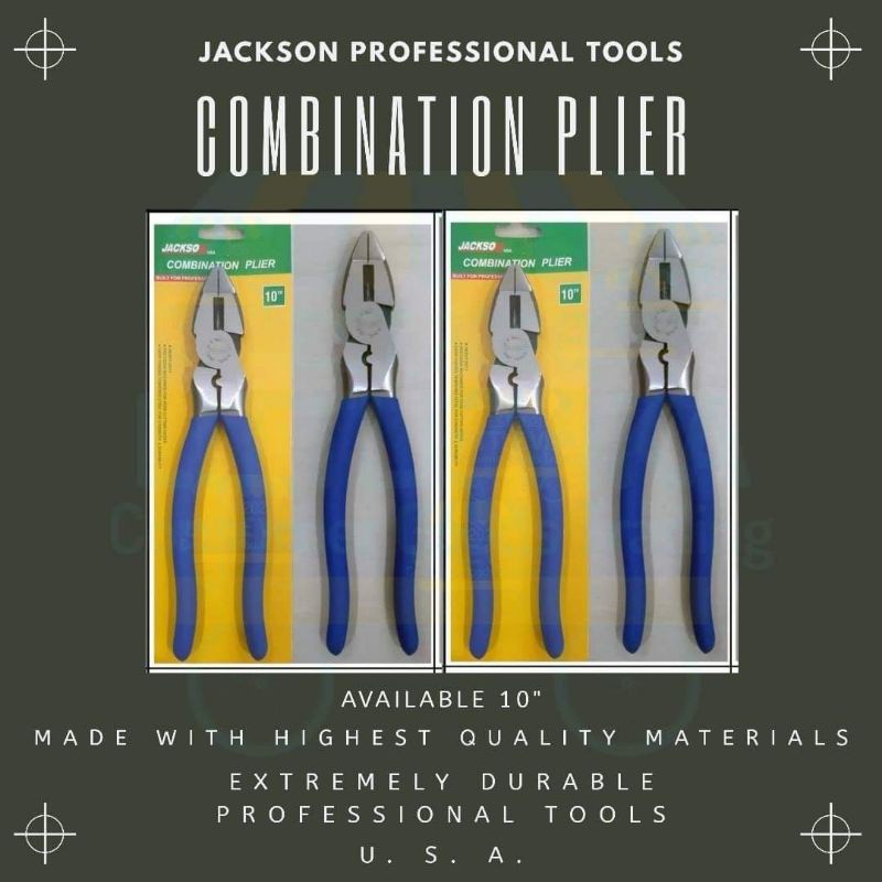 №Combination Plier 10inch | Jackson USA Tools | Shopee Philippines