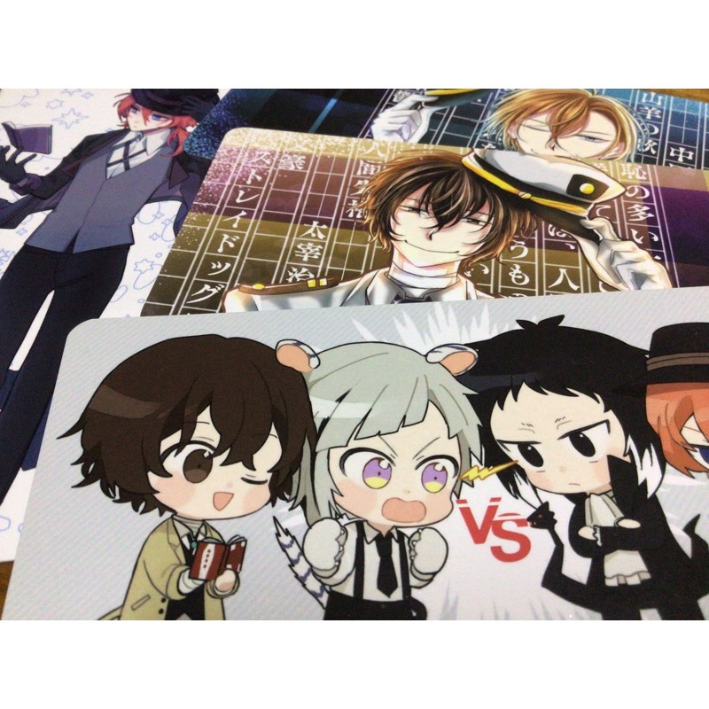 Bungou Stray Dogs BSD Card || Dazaii, Chuuya, Atsushi, Akutagawa ...