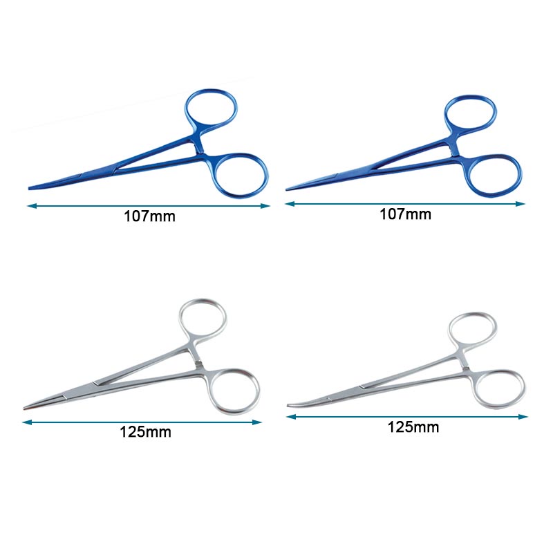 Eyelid Mosquito Forceps Straight Curved Forceps Titanium/Stainless ...