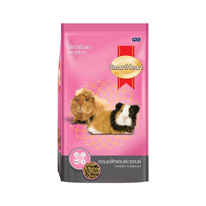 SmartHeart Rodent Food Complete & Balanced for Guinea Pigs, Hamsters ...
