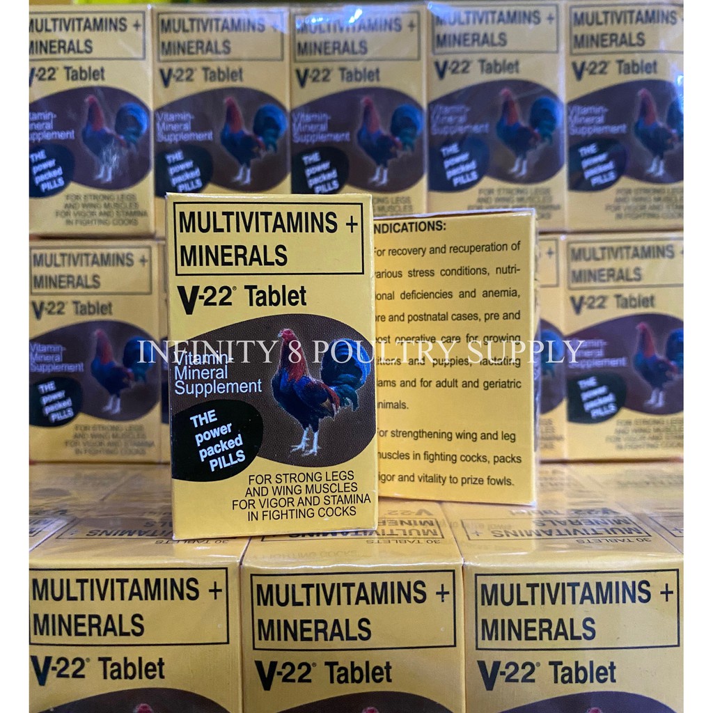 ♧V22 Tablet Vitamin Mineral Supplement (30 tablets/100 tablets per ...