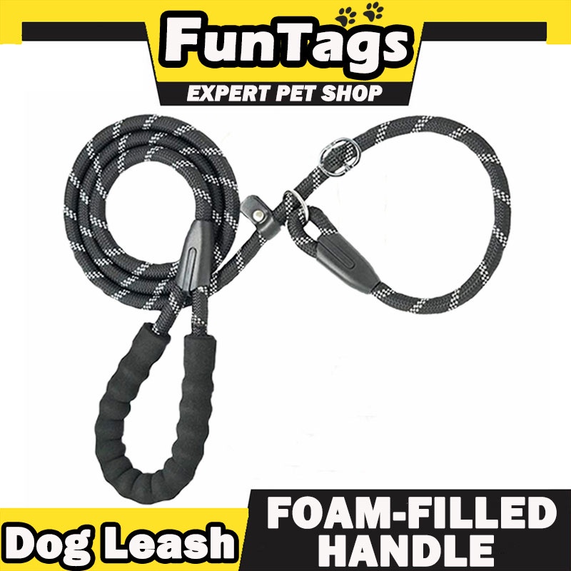 Dog Leash Padded Handle and Reflective Threads, Dog Training Leash ...